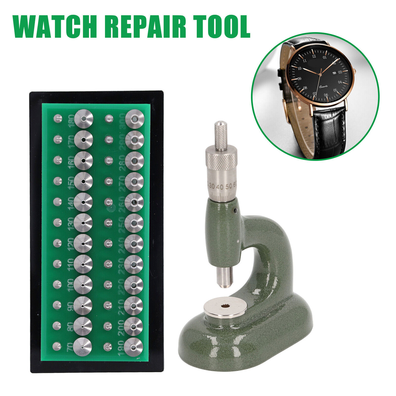 Watch Case Closer Repair Tool Watchmaker Jewelling Tools With 48Pcs ...