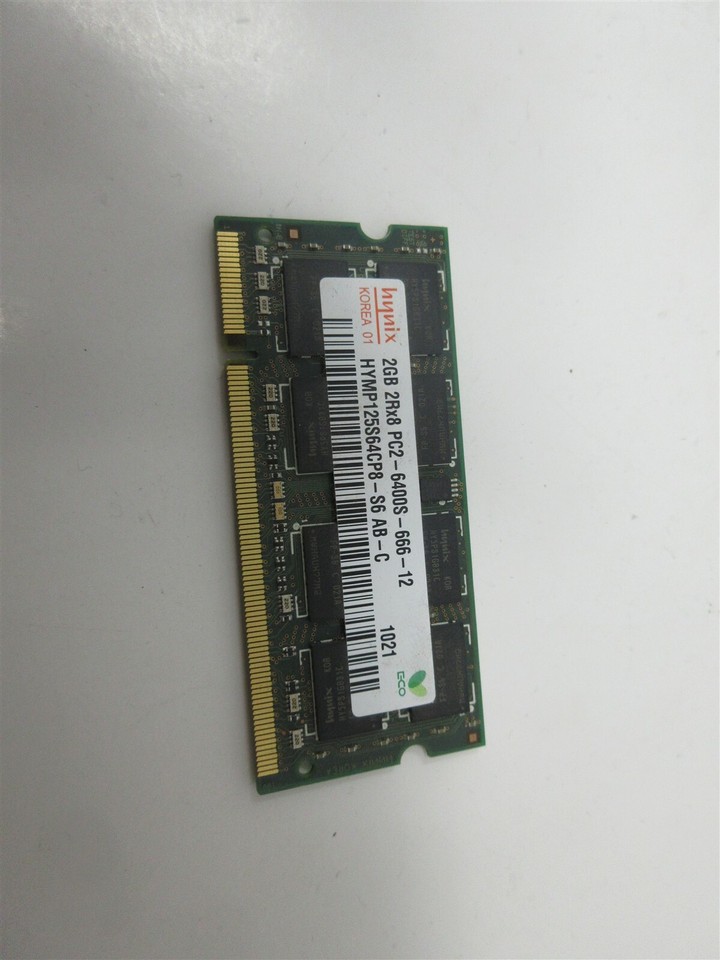 Hynix 2gb 2rx8 pc2-6400s-666-12 HYMP125S64CP8-S6 AB-C RAM Memory Card ...