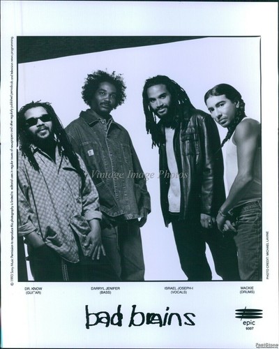 1993 Photo Bad Brains Dr Know Darryl Jennifer Israel Joseph-I Musician ...