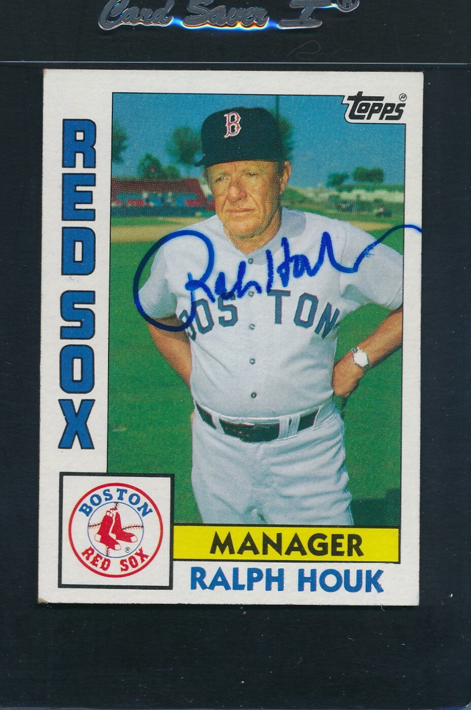 1984 Topps #381 Ralph Houk Red Sox Signed Auto *A3346 | eBay