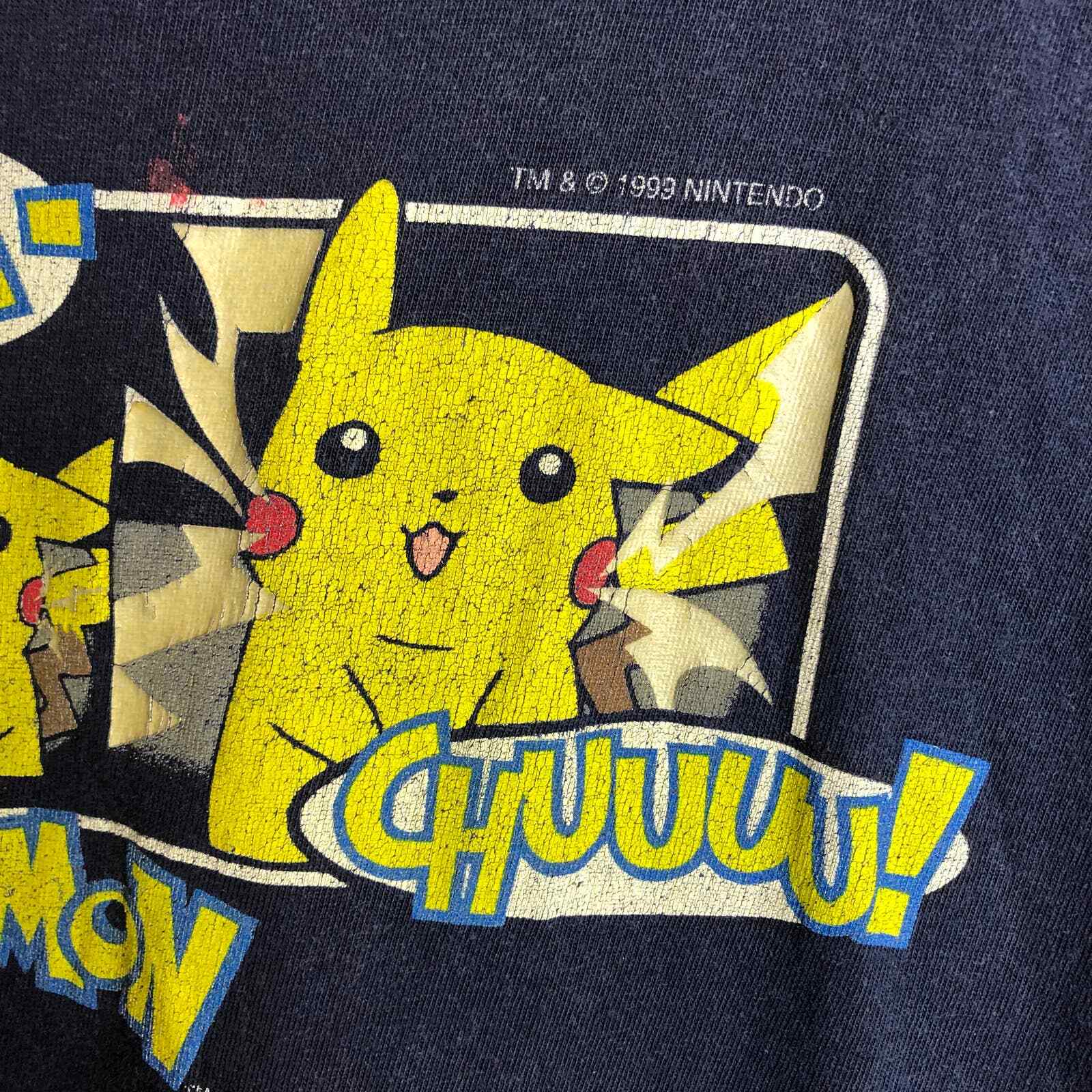 Vintage Kids 1999 90s Pokemon Pikachu Graphic Shirt F… - Gem
