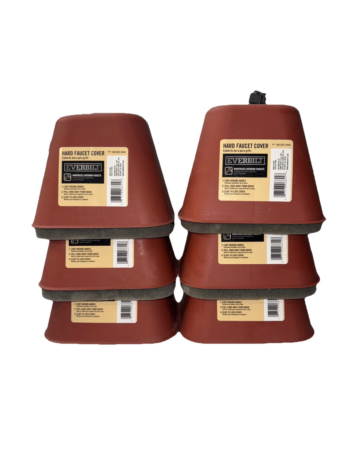 Everbilt Hard Outdoor Faucet Covers (6 Pack) | eBay