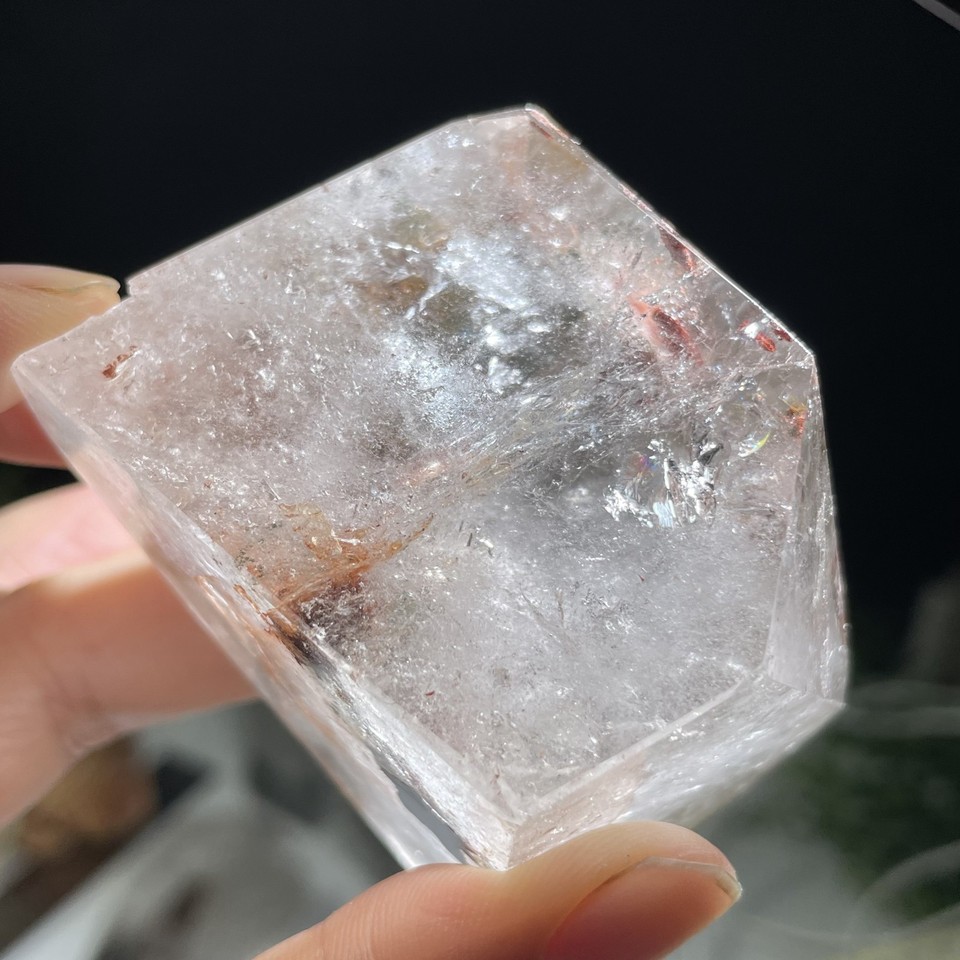 200g Natural Ghost Phantom Quartz Free Form Crystal Quartz Specimen ...