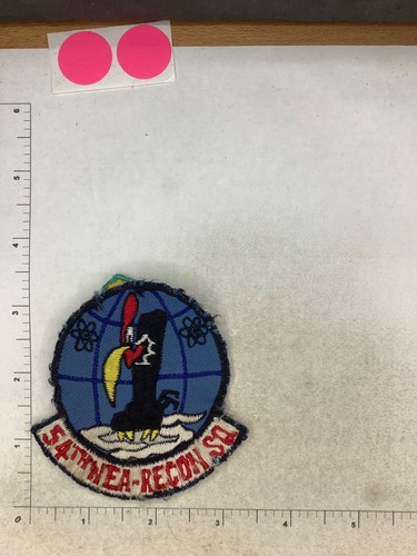 VINTAGE JAPANESE MADE USAF 54th WEATHER-RECON SQUADRON PATCH | eBay