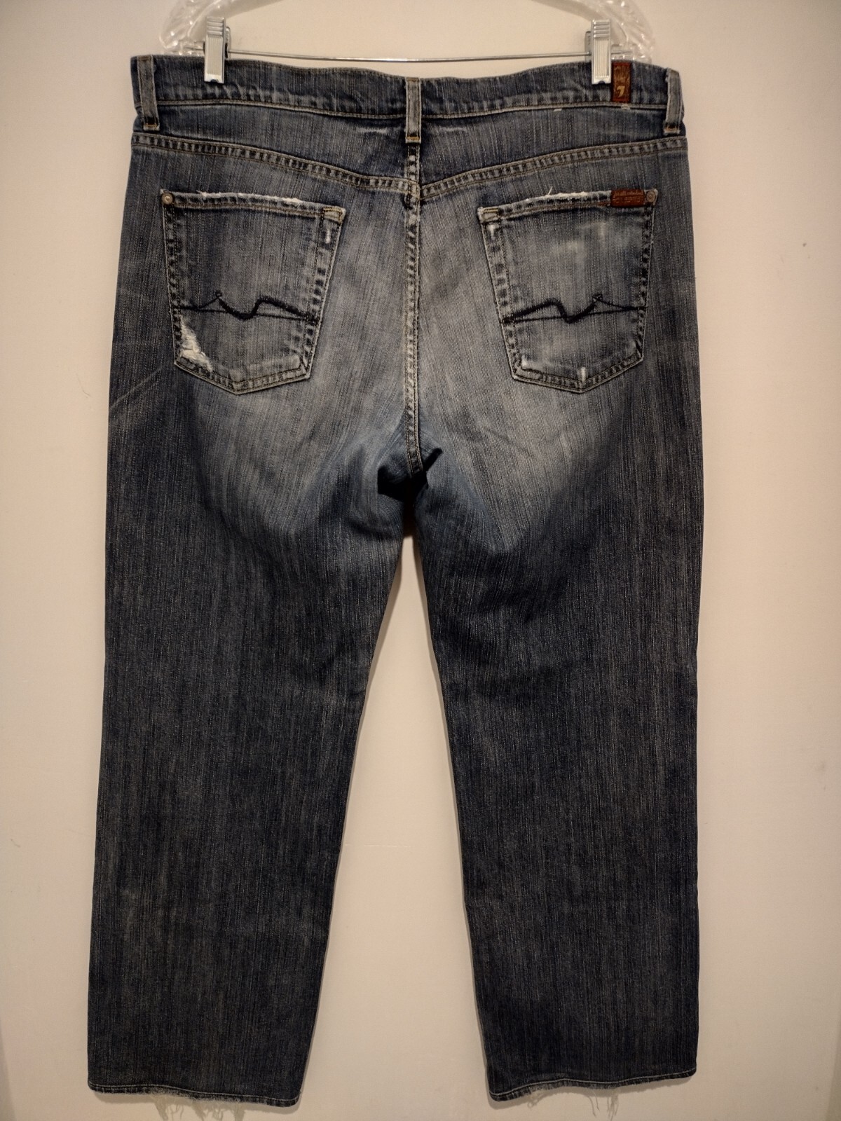 7 For All Mankind Men’s 36x30 Relaxed Button Fly Jeans Style T521080U-080U B22 | eBay