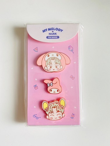 NCT x Sanrio Mark & My Melody Pin Badge | eBay