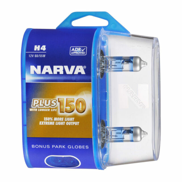 NARVA 48382BL2 H4 (9003) 150 Plus Halogen Headlight Bulb for sale ...