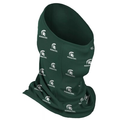 Michigan State Spartans Colosseum Adult SPF 50 Repeat Logo Neck Gaiter ...