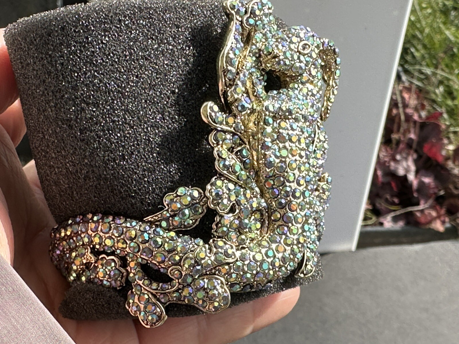 New Authentic Heidi Daus "Logical Choice" Crystal Critter Bracelet cuff ...