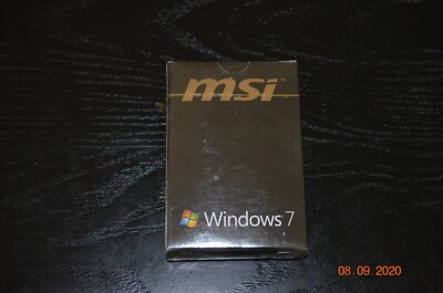 MSI WINDOWS 7 PLAYING CARDS - NEW/SEALED | eBay