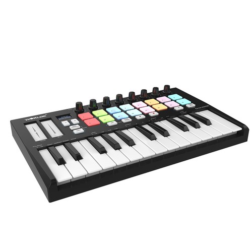 WORLDE Orca mini25 MIDI Controller Portable 25- USB MIDI Keyboard Gifts ...