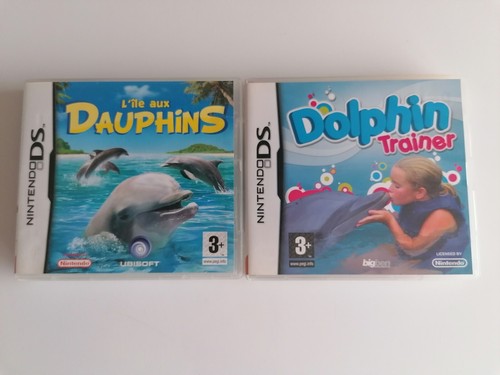 L'ILE AUX DAUPHINS + DOLPHIN TRAINER - Lot de 2 jeux Nintendo DS ...