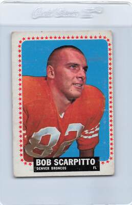1964 Topps #59 Bob Scarpitto Broncos VG/EX *DA-C8173 | eBay