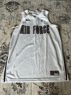 Air Force Game Issued Men's Basketball White Camo Nike Jersey | eBay