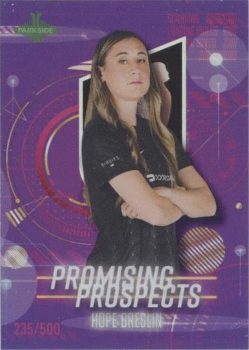 2022 Parkside NWSL - Promising Prospects Hope Breslin #13 Purple /500 ...