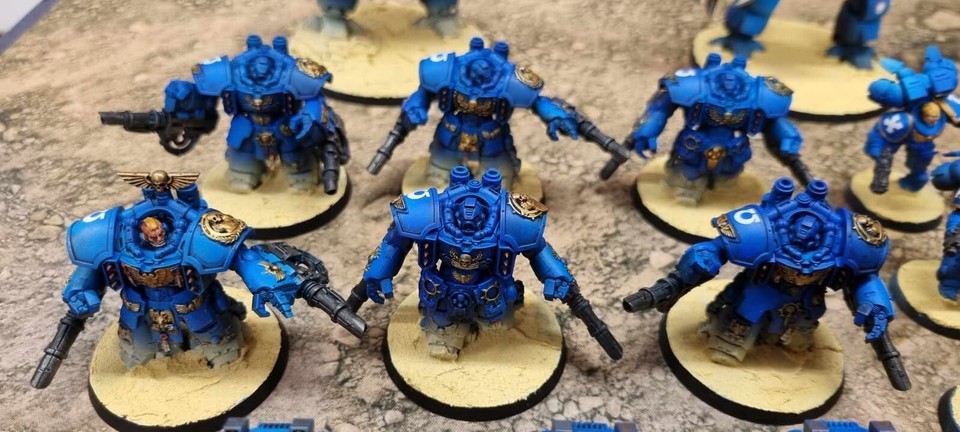 Painted Ultramarines Space Marines Army Warhammer 40,000 40K GW Adeptus ...