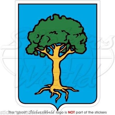 FAETANO Castello Coat of Arms, Stemma San Marino Vinyl Bumper Decal ...
