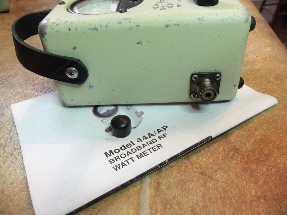 TELEWAVE 44A RF Thruline Wattmeter Watt Reading Meter / Nice | eBay