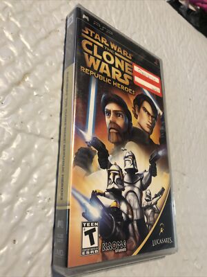 Star Wars: The Clone Wars - Republic Heroes PSP Brand New Factory ...