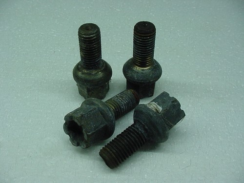 12mm MK1 MK2 mk3 VW GLI GTI 4 LUG BOLTS RIM LUGS OEM golf jetta rabbit ...