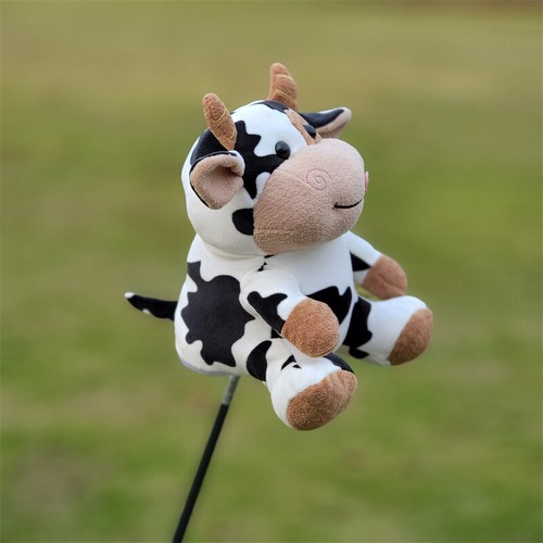 Cute Dairy Cow Golf Club Head Covers Driver Fairway Woods Hybrid ...