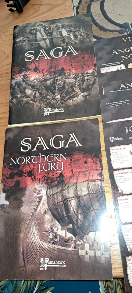 Saga rules with Northern Fury, Dice and extras | eBay