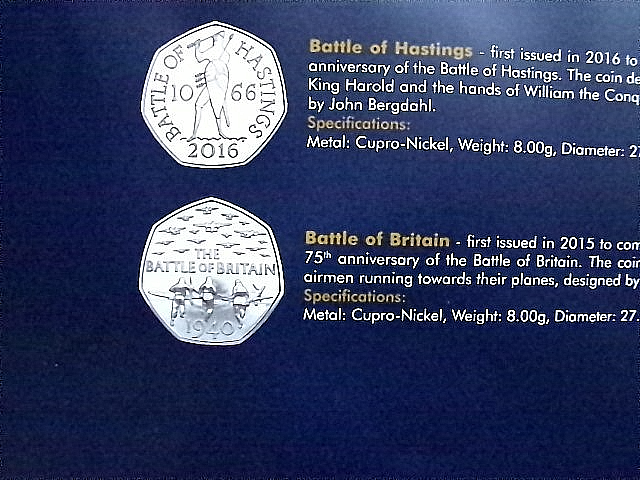 British Military History Collection 50p Uncirculated | eBay UK
