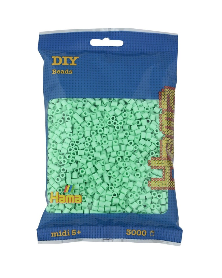 Hama Perlen 201-98 - Bügelperlen Beutel mit ca. 3000 Midi Bastelperlen ...