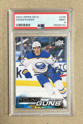 2022 French Upper Deck Owen Power Buffalo Sabres Rookie YG Card #228 ...
