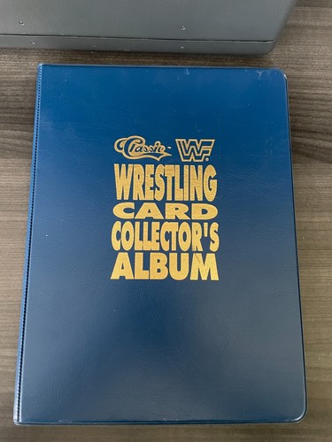 1990 Classic WWF Wrestling Trading Cards Collector’s Album w/Vintage ...