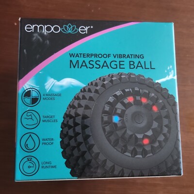 EMPOWER 4-speed Vibrating Massage Ball-Full Size (Factory Sealed) FREE ...