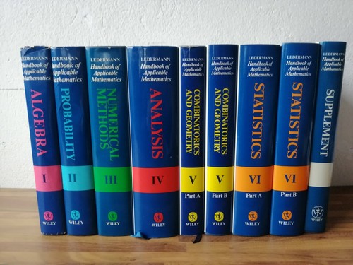 Walter Ledermann Handbook Of Applicable Mathematics Set 9 Voll Wiley ...