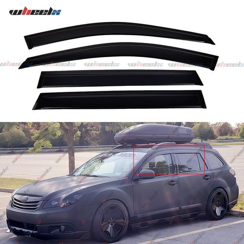 Fit 2010-2014 Subaru Outback Window Visors Sun Vent Shade Rain Wind ...