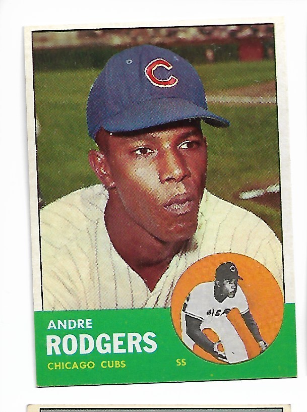 1963 TOPPS BB #193 ANDRE RODGERS/CUBS EX/MT | eBay