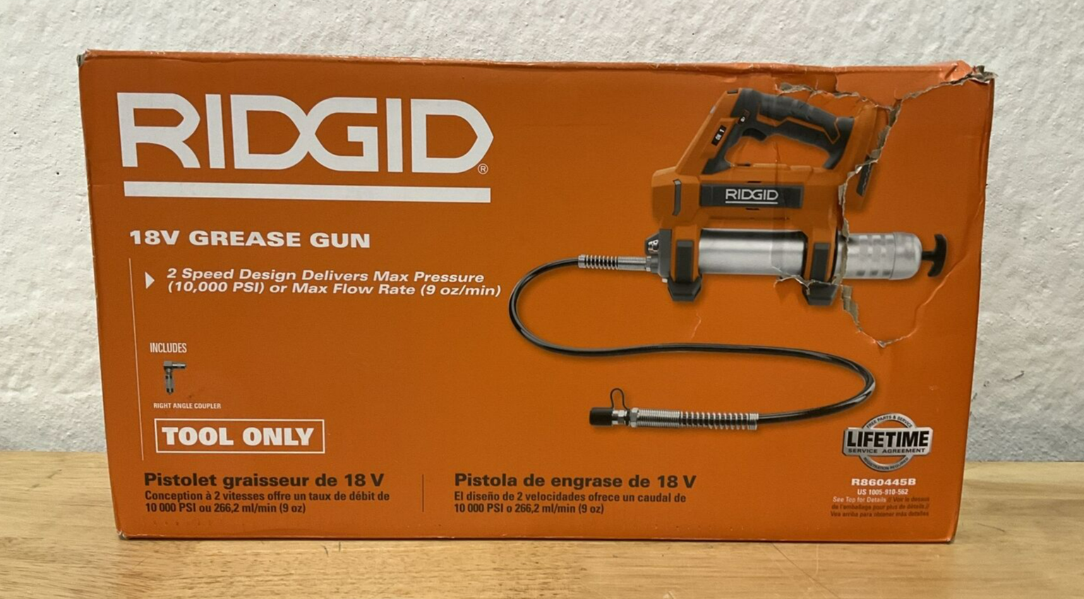 RIDGID R860445B 18V Cordless Grease Gun for sale online | eBay