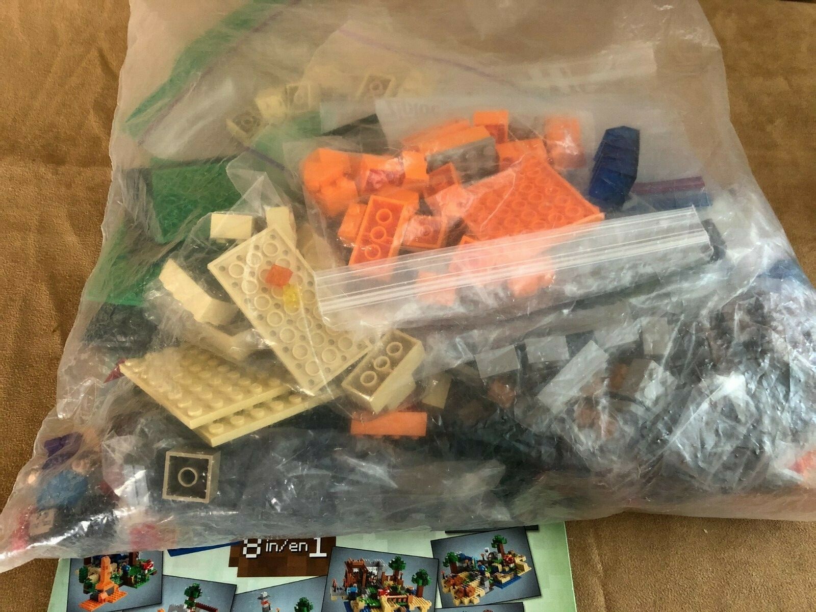 21116 LEGO Complete Minecraft Crafting Box Steve 8 in 1 build ...