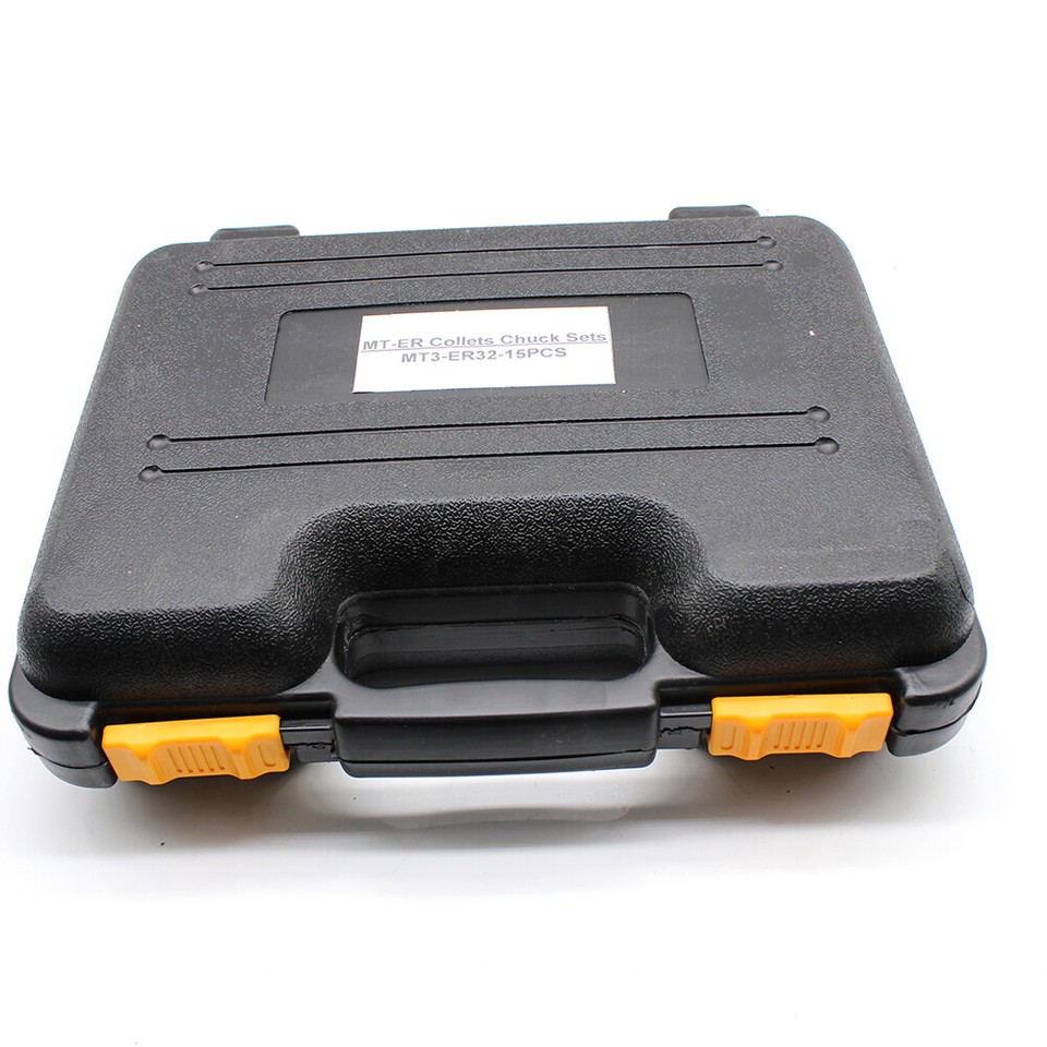 ER32 Collet Set MT3 Shank Chuck & Spanner&Box For Milling Machine High ...