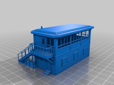 N Scale Signal Box Building Train Scenery White & Paintable | eBay