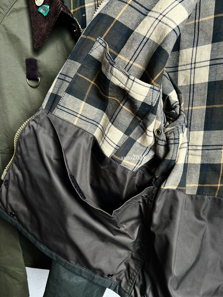 Mens Vintage Casual Jacket Oil Wax Canvas Lapel Short Contour Spey ...