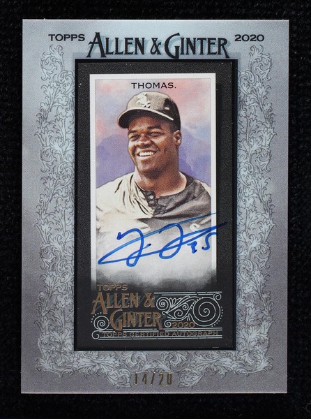2020 Topps Allen & Ginter's X - Framed Mini Autographs #MA-FTH Frank ...