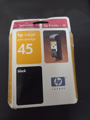 Genuine HP 45 51645a Black Ink Cartridge Deskjet 6122 960 980 1180 1120 ...