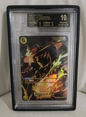 Portgas D Ace ST13-011 SP OP12 One Piece Card English BGS Black Label ...