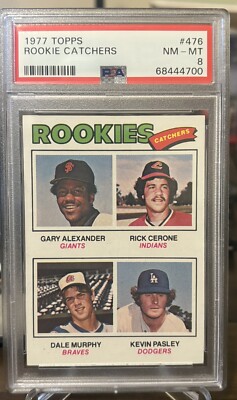 1977 Topps #476 Dale Murphy Rookie Card PSA 8 NM-MT | eBay