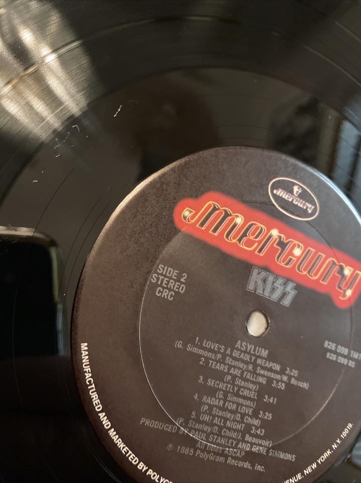 KISS Asylum Vinyl US LP Columbia House Record Club Issue 1985 | eBay