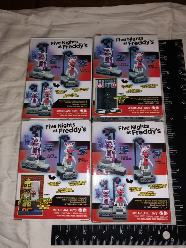 2017 FNAF McFarlane 4 PACKS LOT set Five Night's At Freddys NEW See | eBay