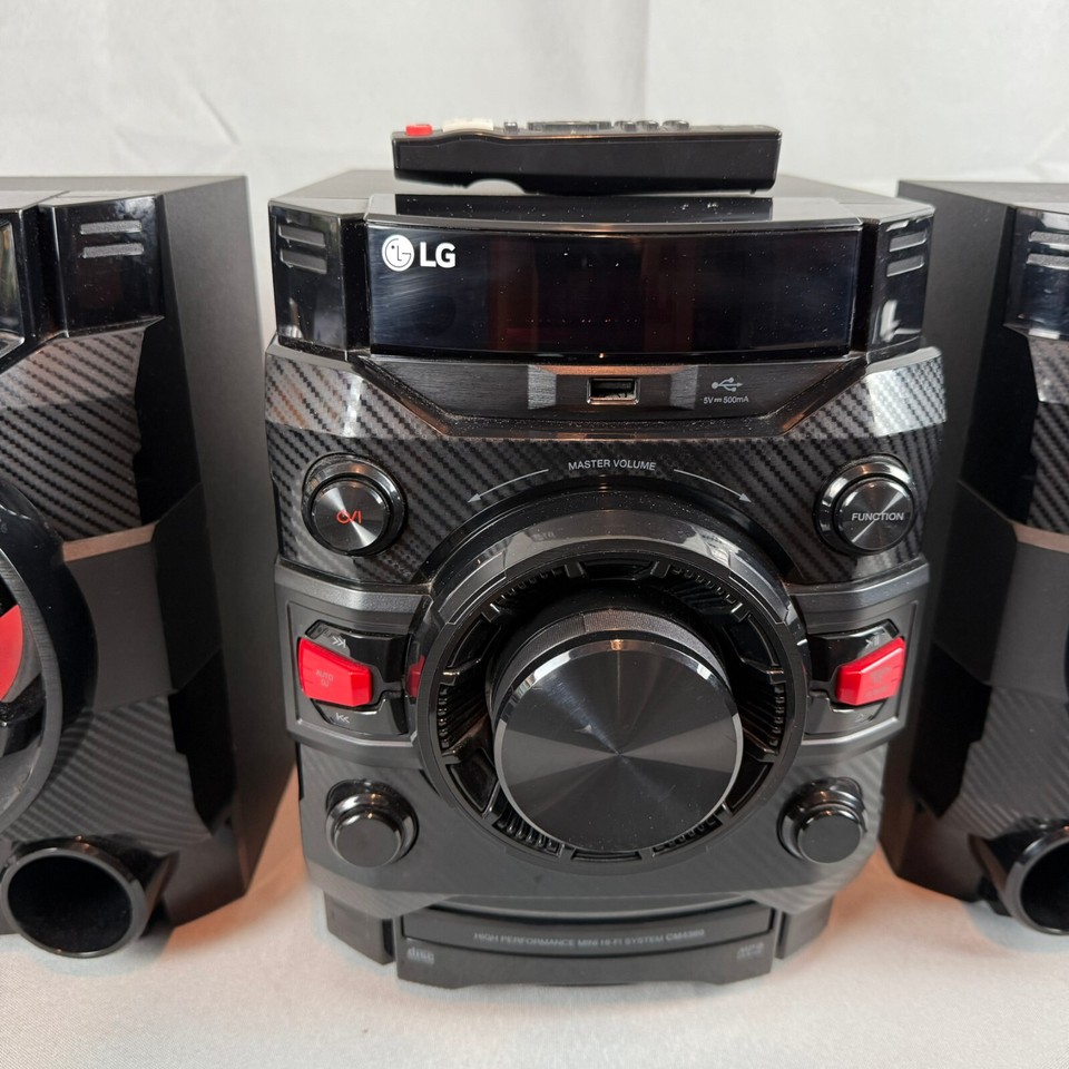 LG CM4360 Home Stereo Hi Fi System w/ Remote CD High Performance Works ...