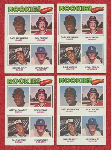 1977 Topps Baseball #476 Dale Murphy Rookie 4 Card Lot !!!!! | eBay
