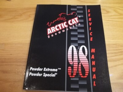 1998 ARCTIC CAT Powder Extreme - Powder Special Service Manual, 2255 ...