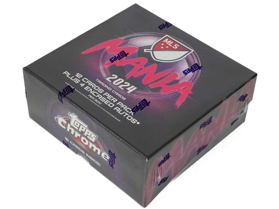 2024 TOPPS CHROME MLS SOCCER MANIA BOX BRAND NEW SEALED (4 AUTOS ...