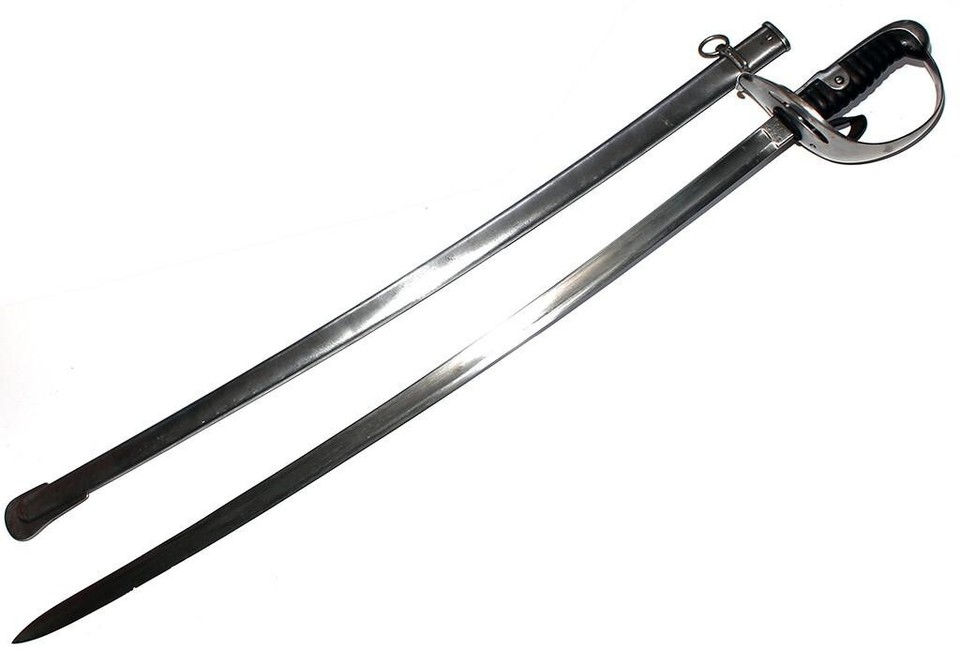 Swiss Solingen Sword Model 1896 Cavalry Saber Sword W Scabbard | eBay